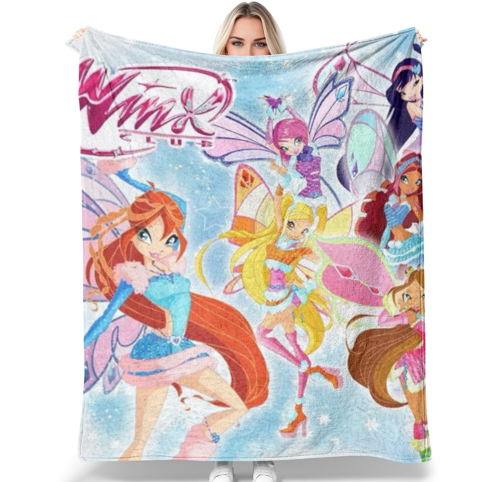 Winx Blanket 50"X40",Throw Blankets Flannel Sleep Cozy Lightweight ...