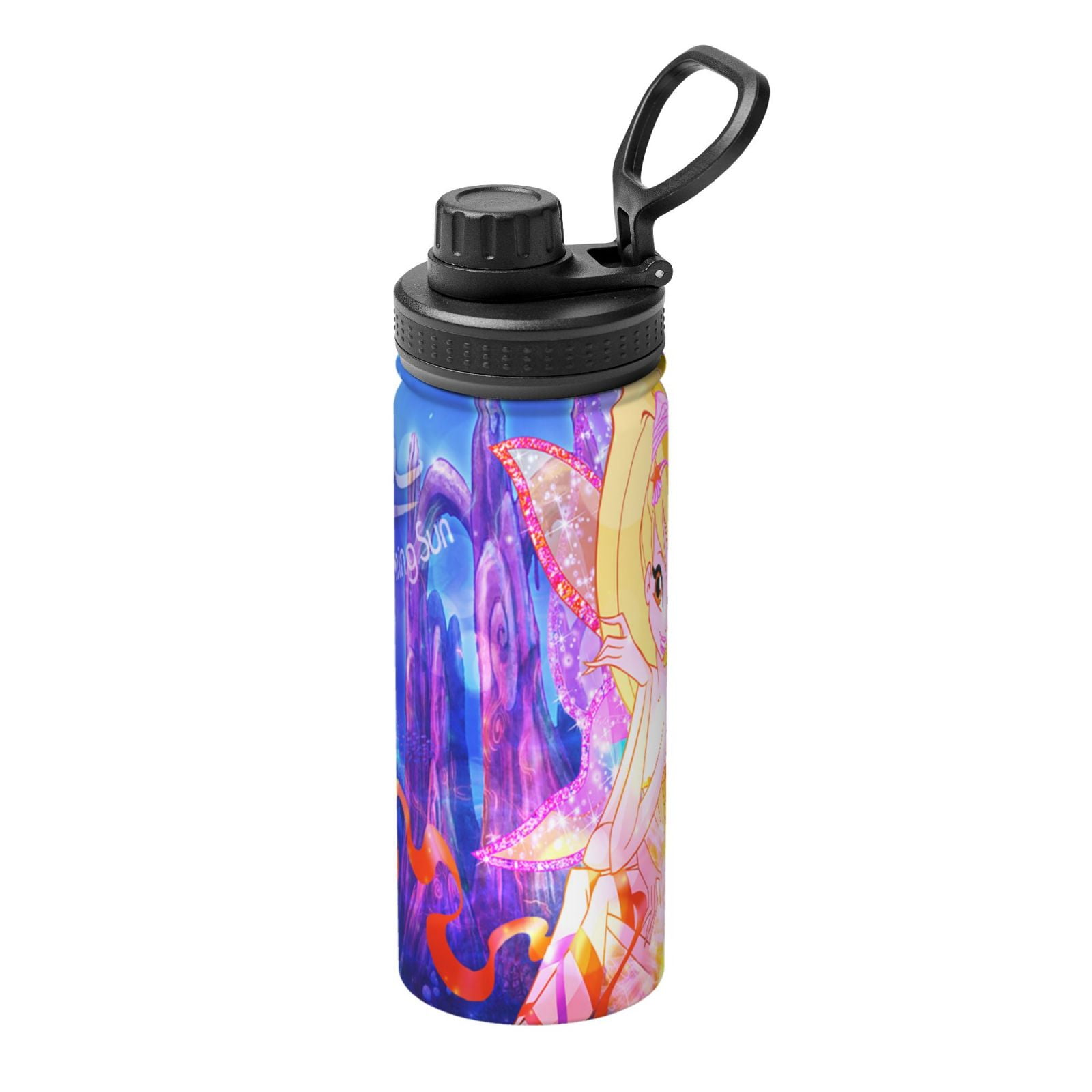 Winx Club 18oz Insulated Water Bottle With Handle, Stainless Steel ...