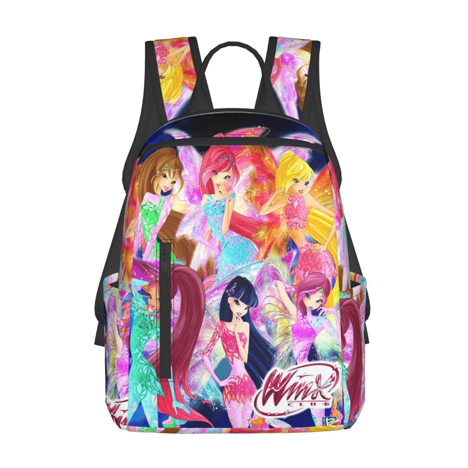 Winx Club Backpack Book Bags Casual Daypack For Travel Work Office ...