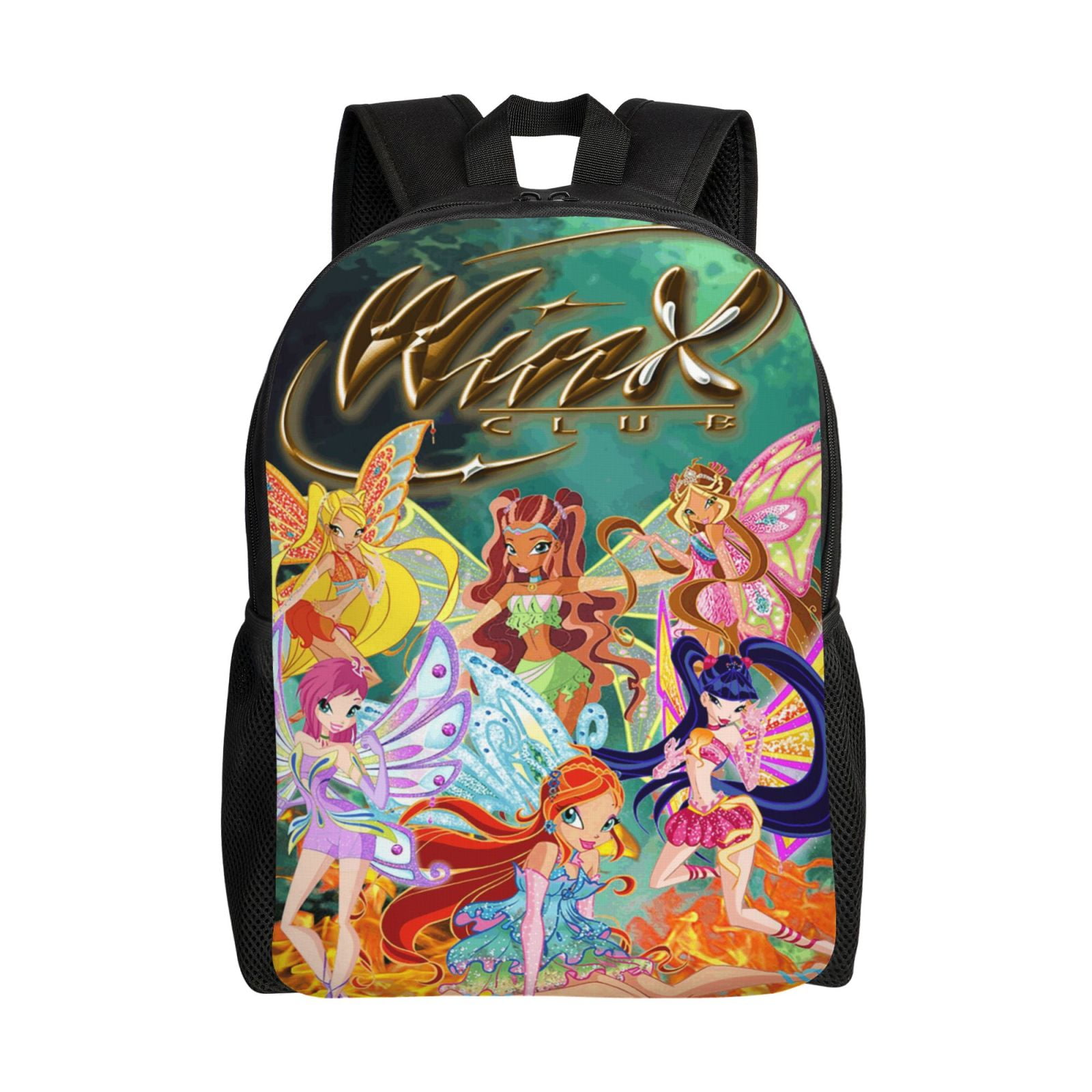 Winx Club Backpack Book Bags Casual Daypack For Travel Work Office ...