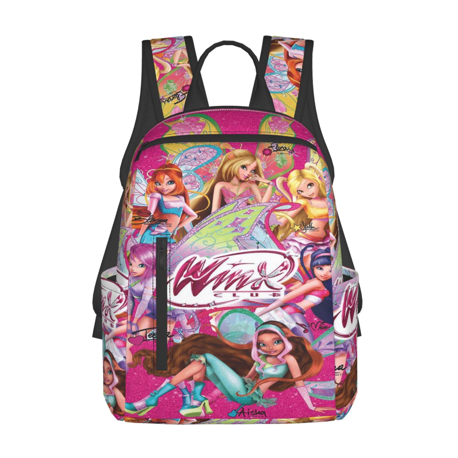 Winx Club Backpack Book Bags Casual Daypack For Travel Work Office ...