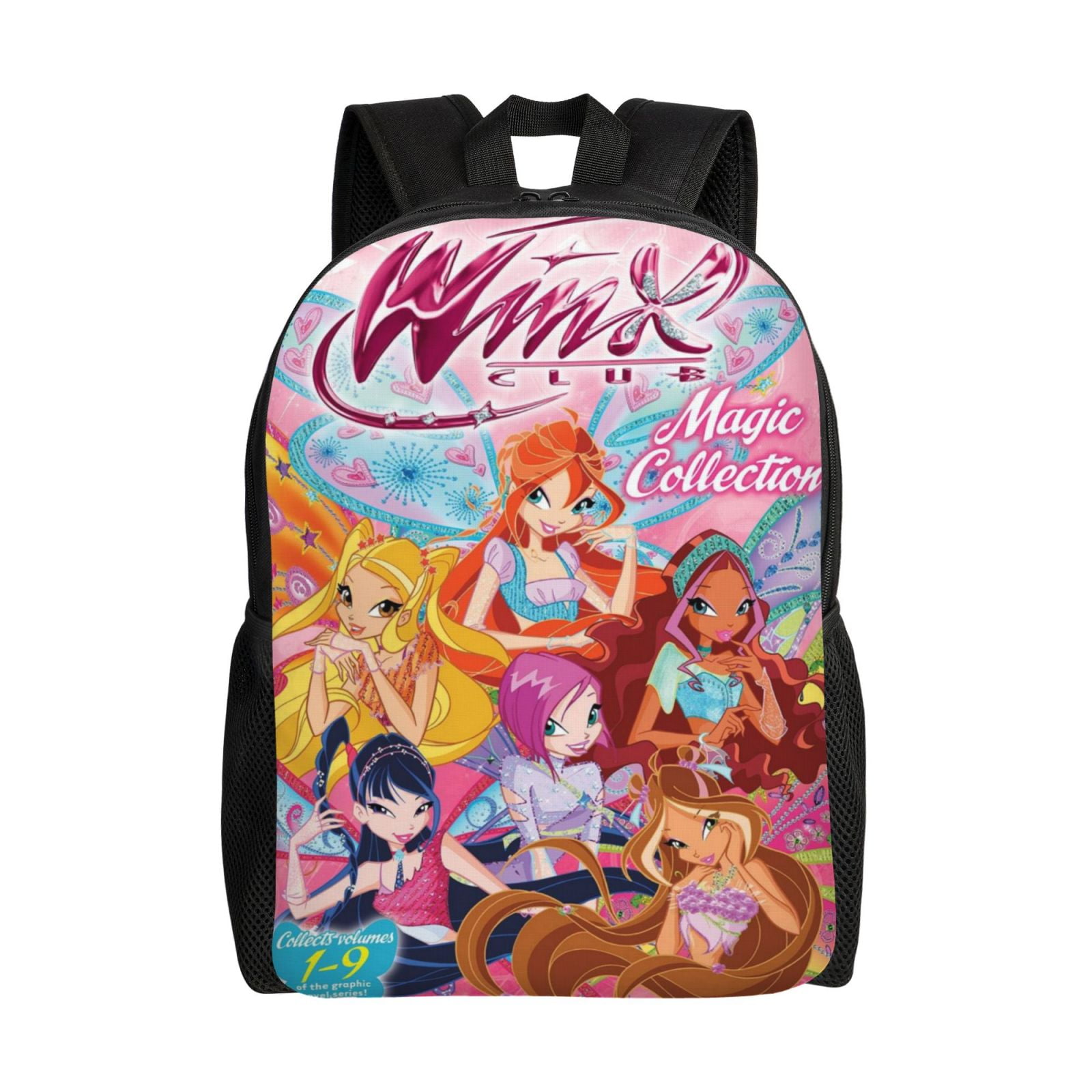 Winx Club Backpack School Bookbag Printed Laptop Backpack For Unisex ...