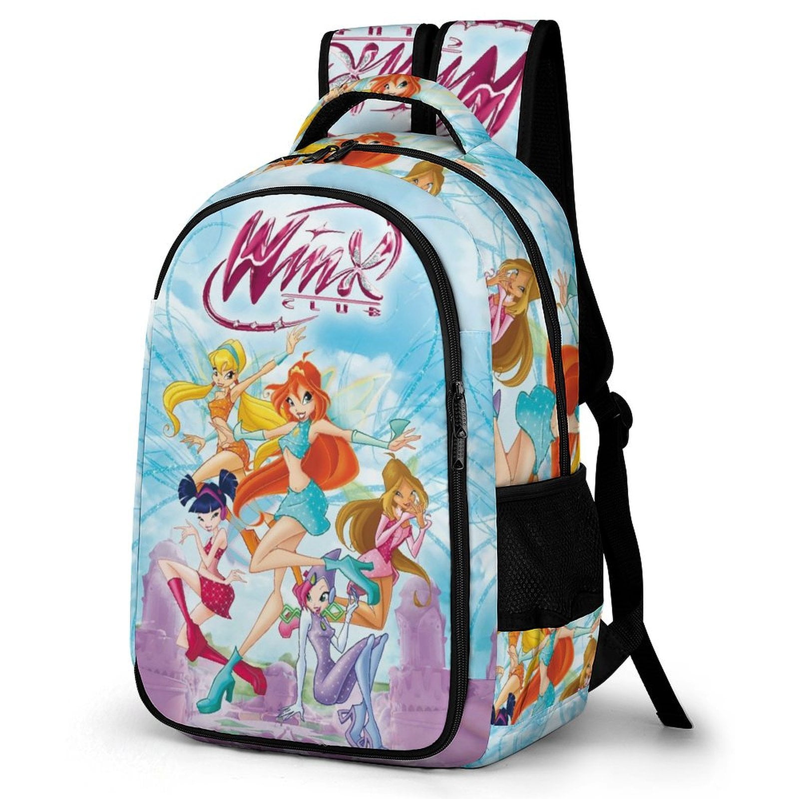 Winx Club Backpacks Bookbag Casual Daypack Backpacks for Travel Work ...