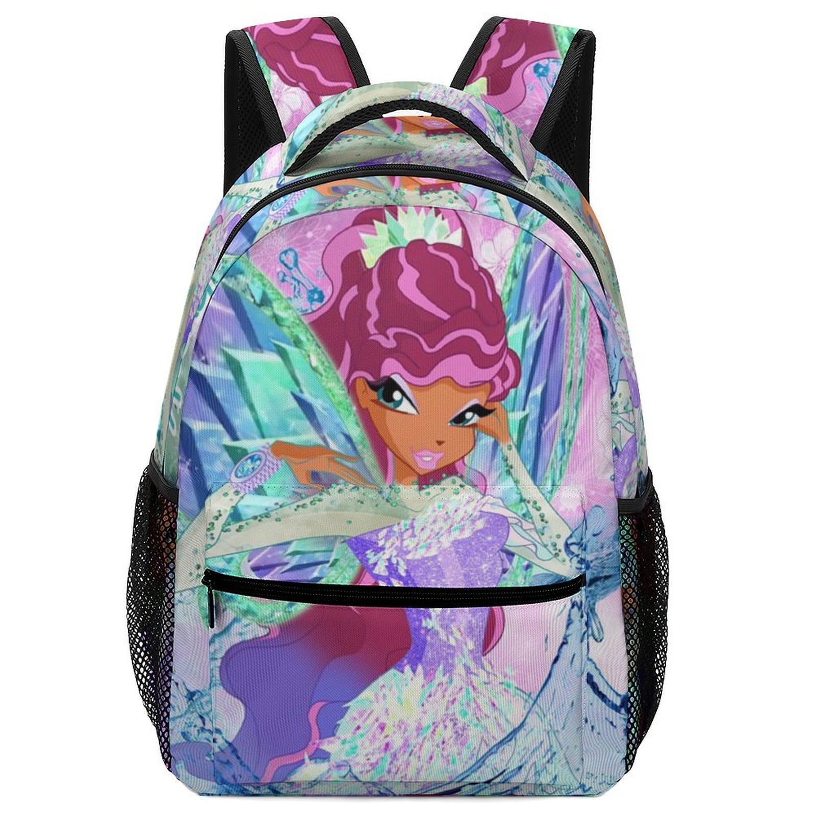 Winx Club Backpacks Bookbag Casual Daypack Backpacks for Travel Work ...