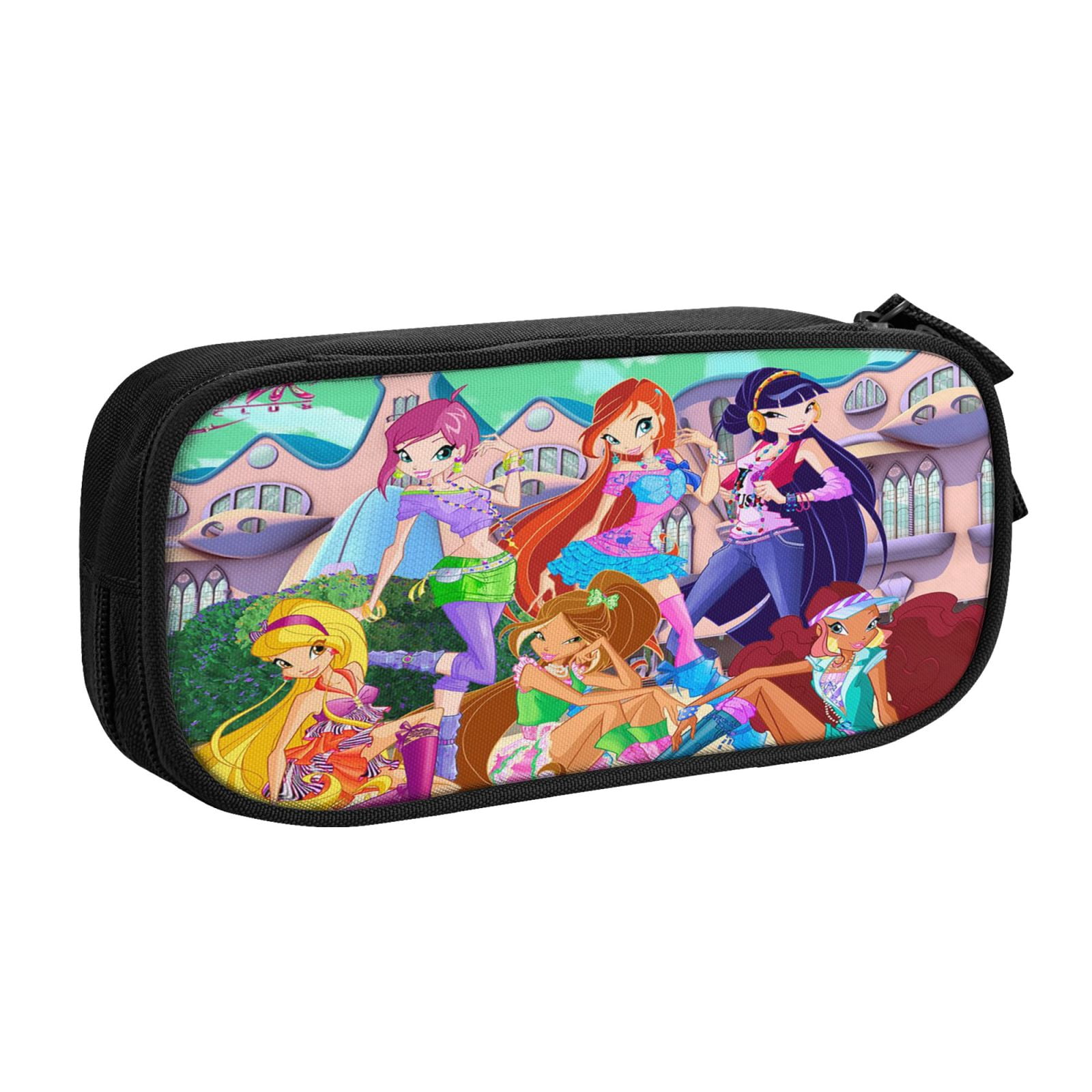 Winx Club Big Capacity Pencil Case, Large Storage Pencil Pouch Pen Case ...