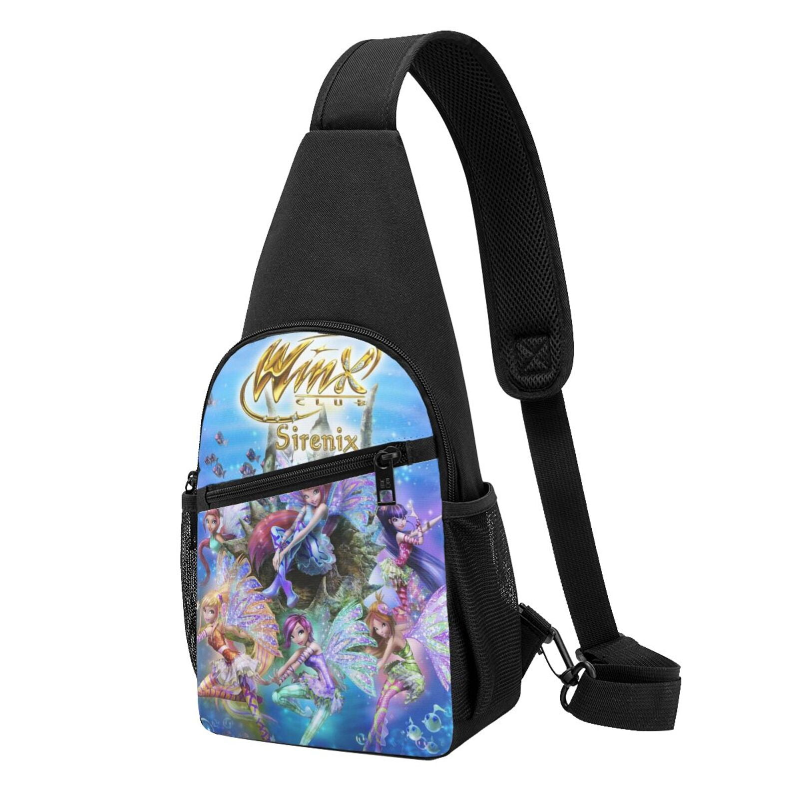 Winx Club Crossbody Bags for Women Trendy, Sling Bag for Men with ...