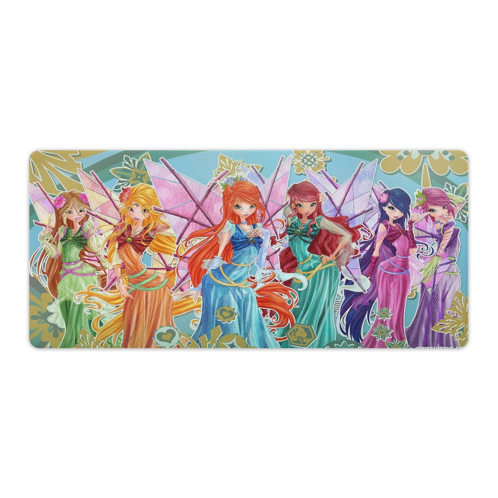 Winx Club Desk Mat, Large Mouse Pad Extended Gaming Mouse Pad Mat with ...