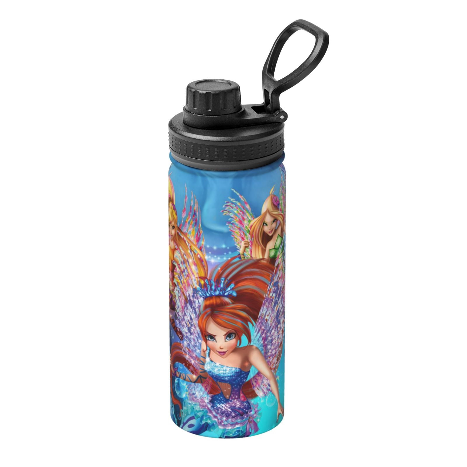Winx Club Insulated Water Bottle, 18OZ Stainless Steel Double Walled ...
