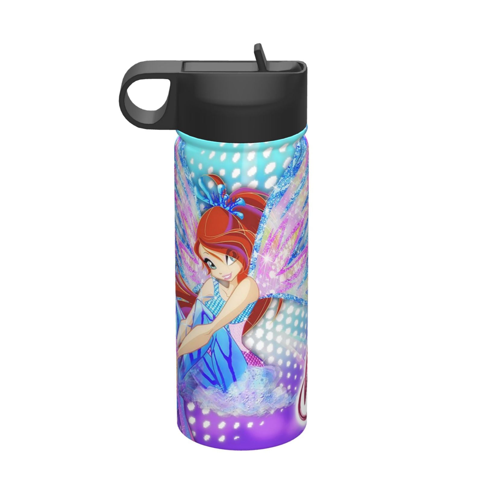 Winx Club Insulated Water Bottle, 18OZ Stainless Steel Double Walled ...