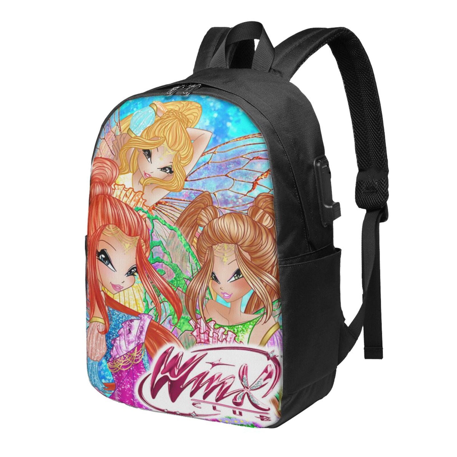Winx Club Laptop Backpack Travel Backpacks Computer Bag Casual Daypack ...