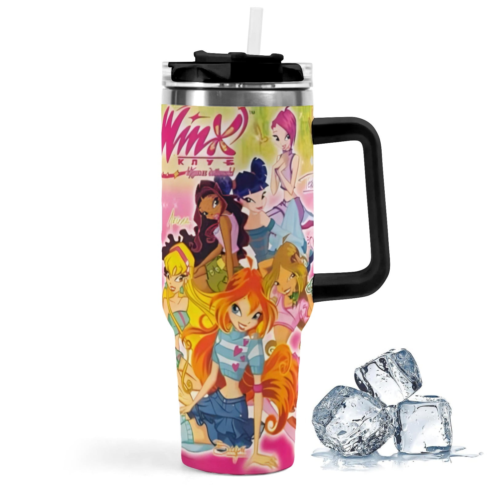 Winx Club Large capacity car cup has an iconic print, is durable with ...