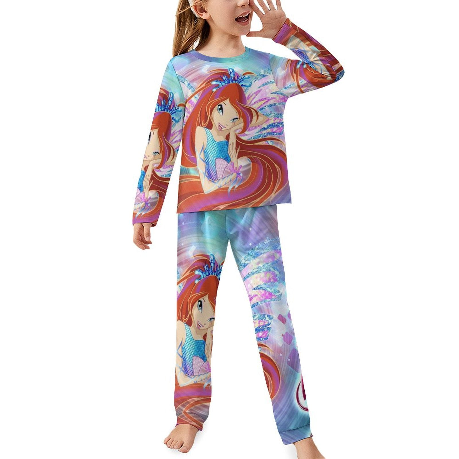 Winx Club Little Big Boys Girls Pajamas Set Soft Comfy Kids PJs ...