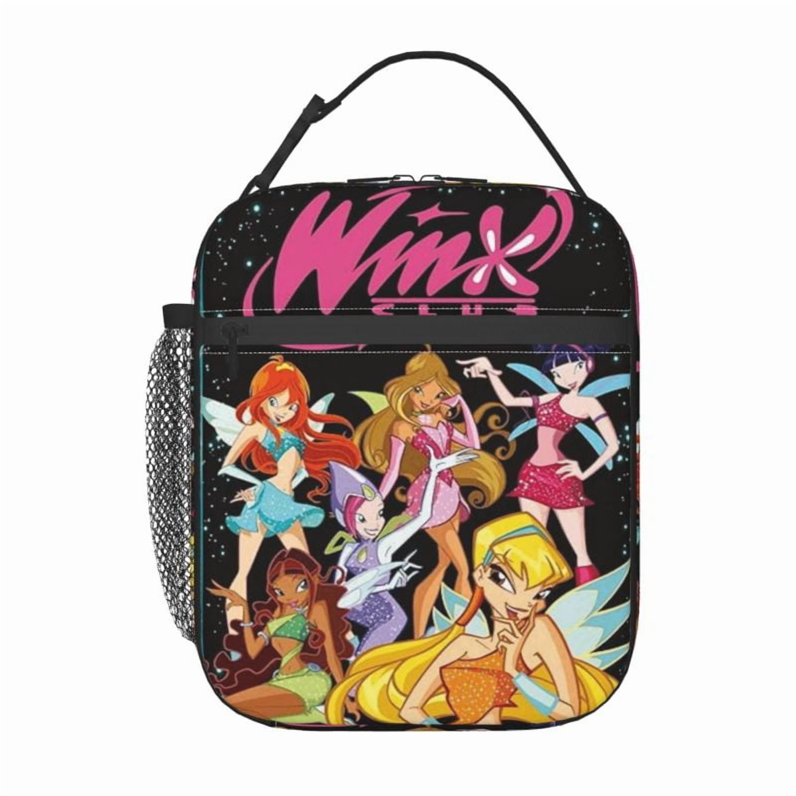 Winx Club Lunch Box with Zipper Closure, Lightweight and Durable Design ...