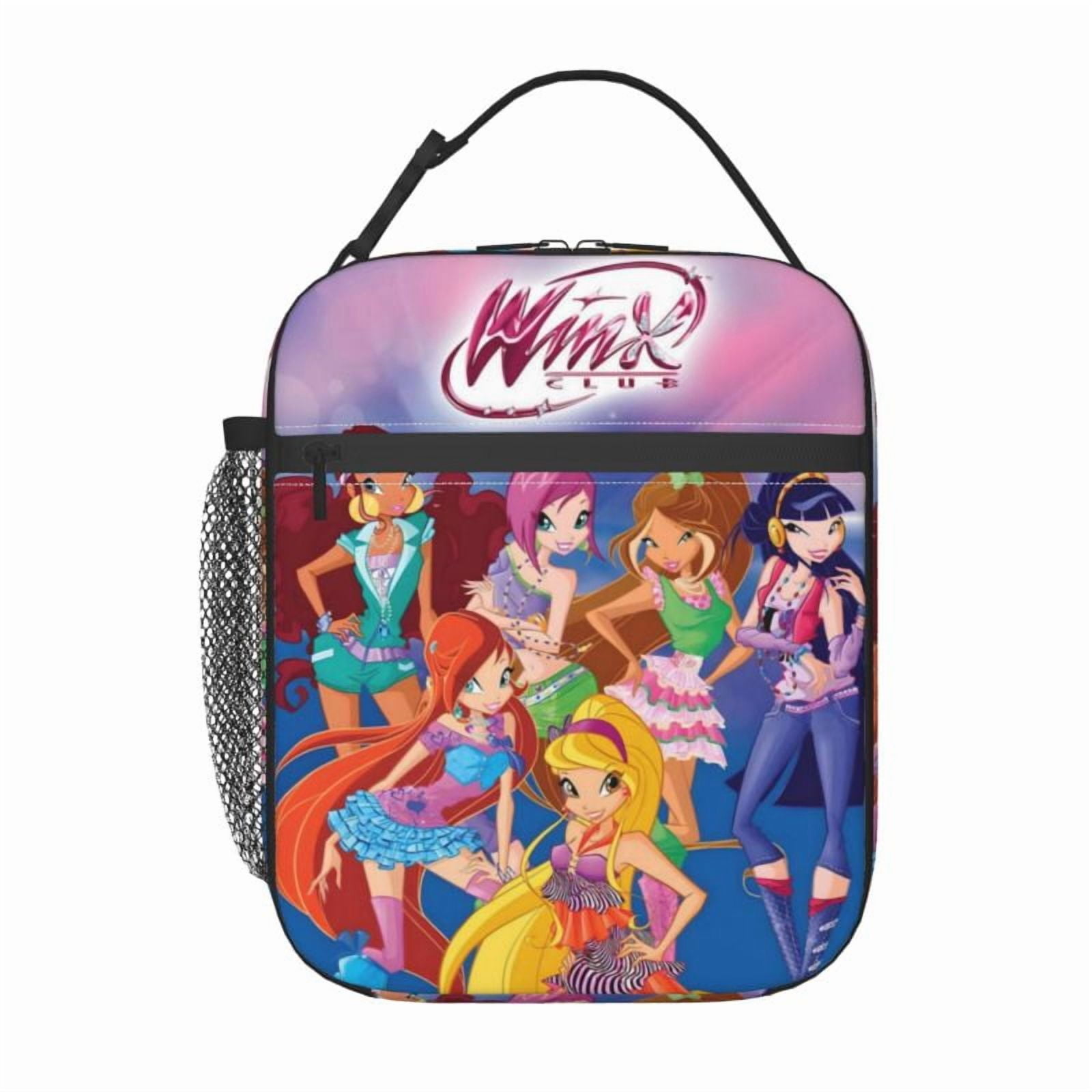 Winx Club Lunch Tote Bag Portable Thermal Carrier for Daily Use ...