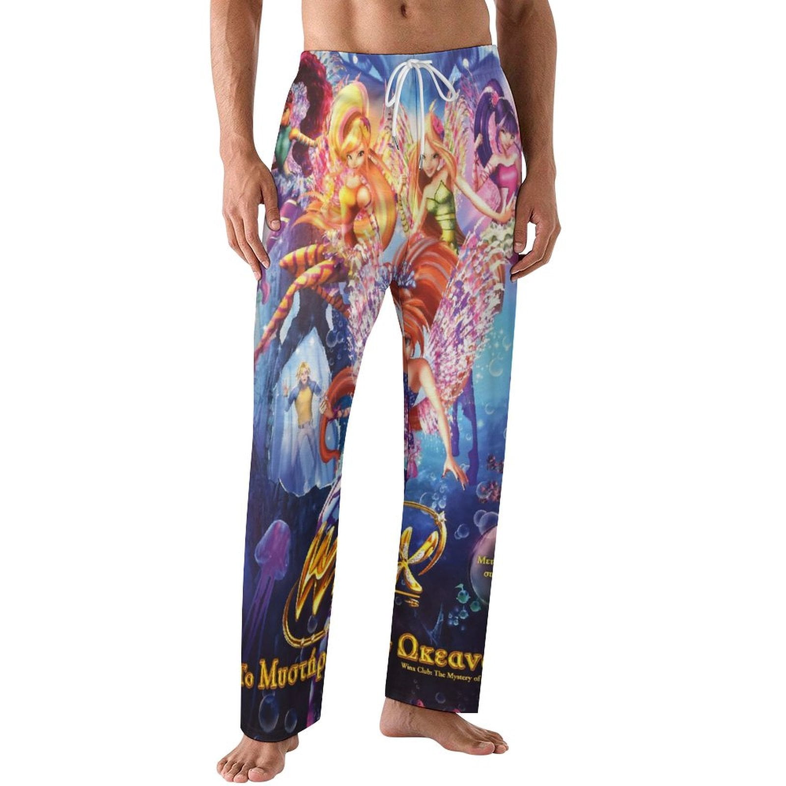 Winx Club Mens PJ Pajama Pants Bottoms Lounge Pants Sleepwear PJs with ...