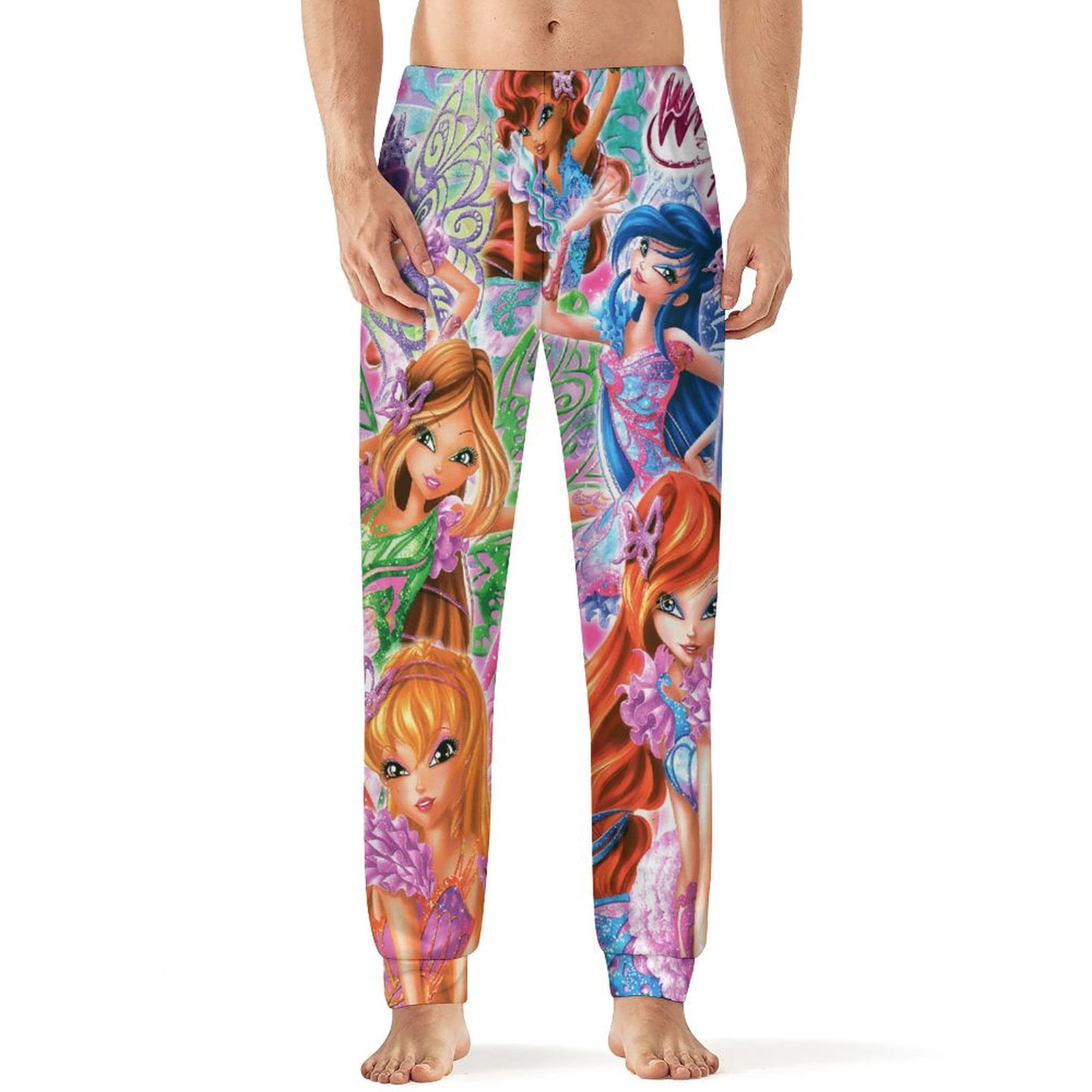 Winx Club Mens PJ Pajama Pants Bottoms Lounge Pants Sleepwear PJs with ...