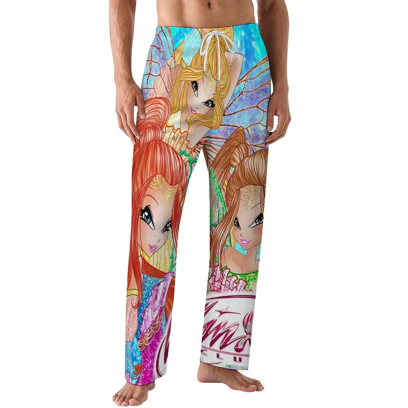 Winx Club Mens PJ Pajama Pants Bottoms Lounge Pants Sleepwear PJs with ...