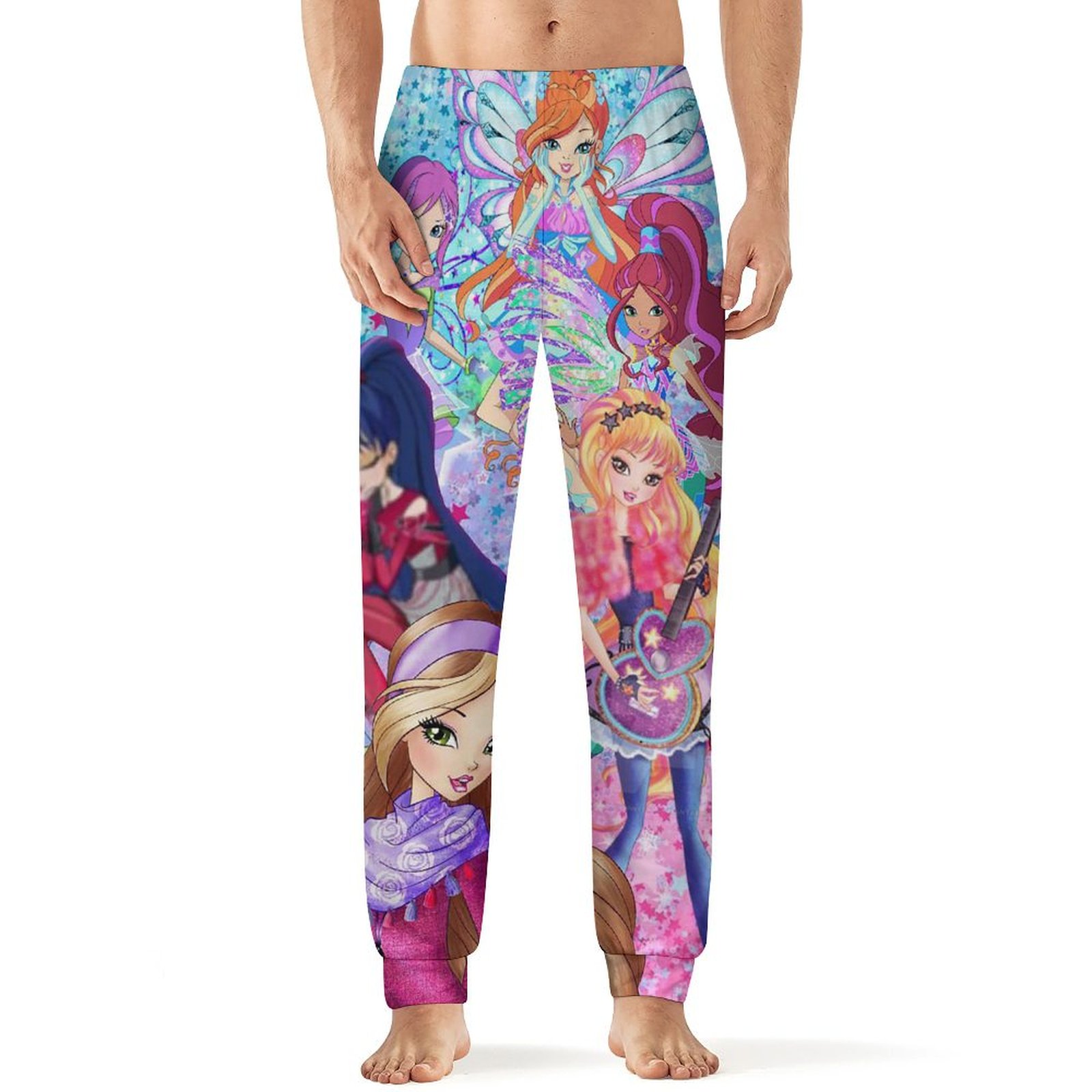 Winx Club Mens PJ Pajama Pants Bottoms Lounge Pants Sleepwear PJs with ...