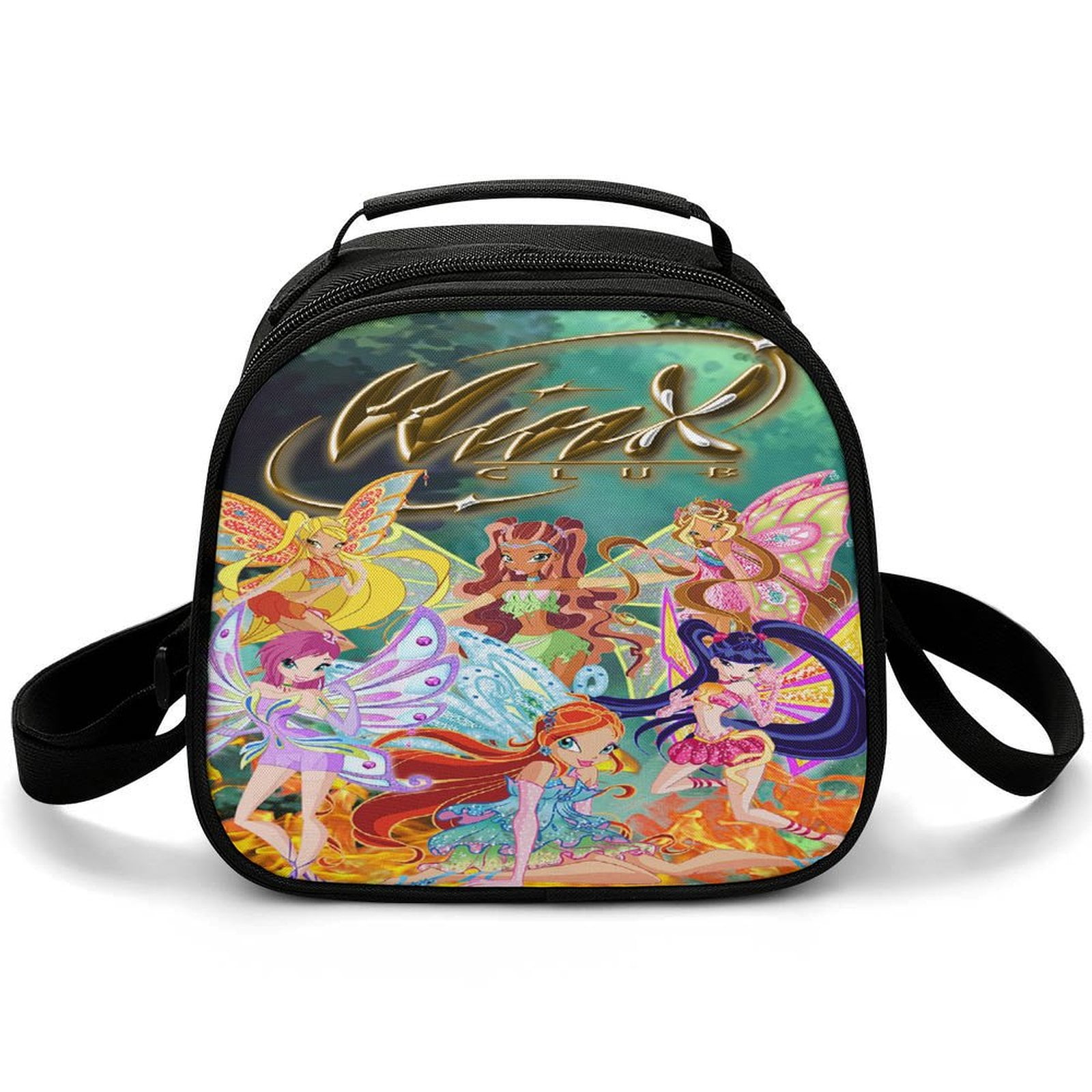Winx Club Portable Lunch Bag, Insulated Lunch Box Reusable Lunch Totes ...