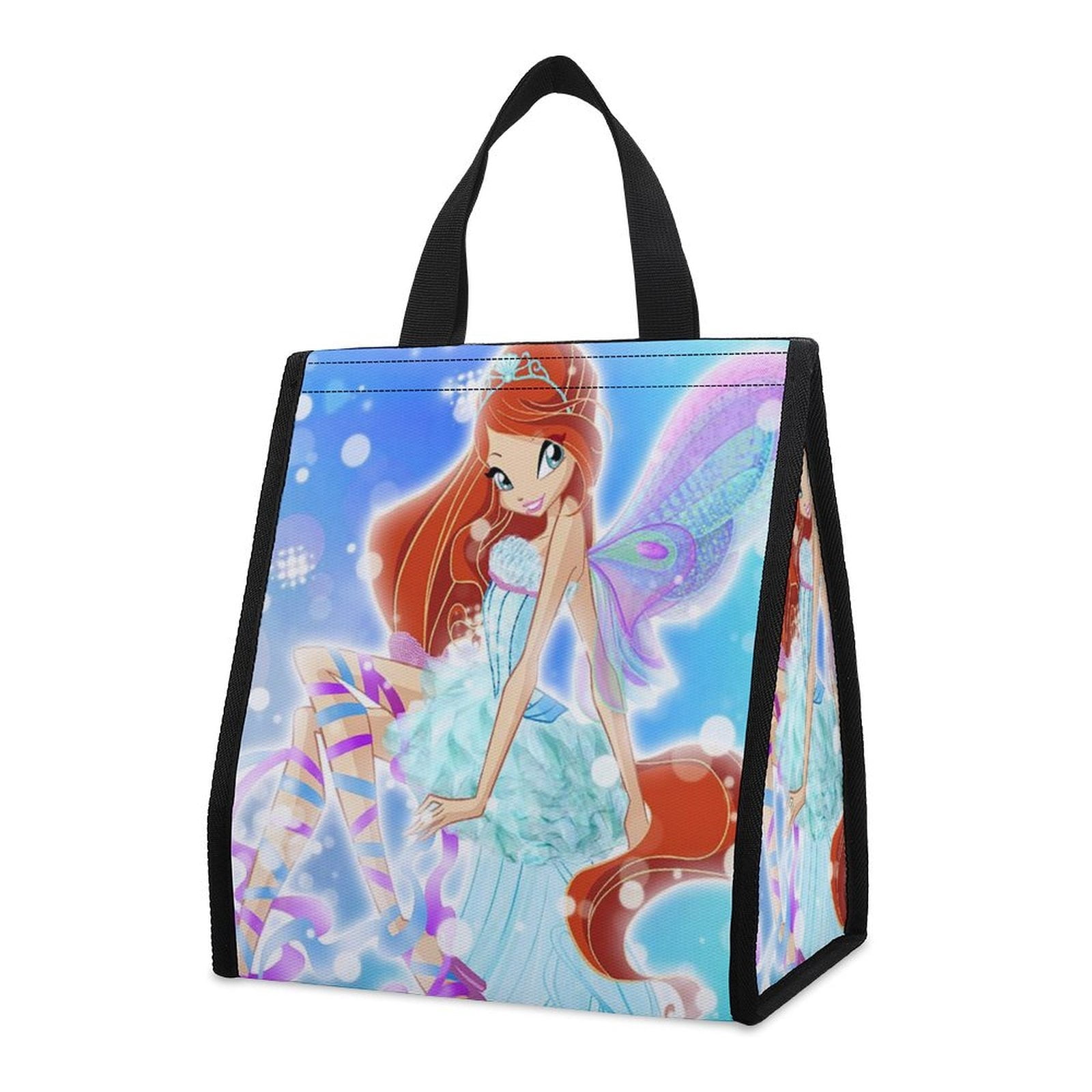Winx Club Portable Lunch Bag, Insulated Lunch Box Reusable Lunch Totes ...