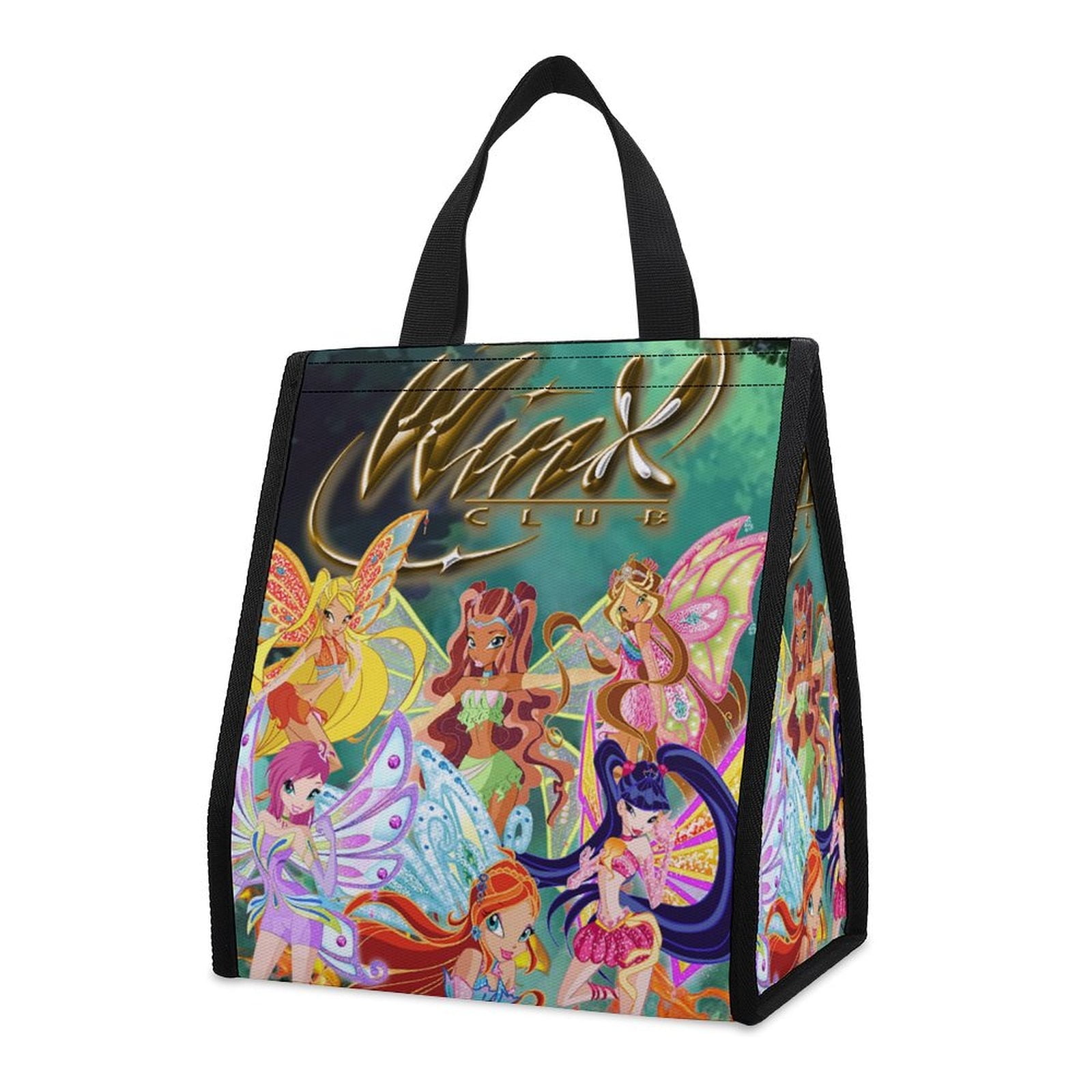 Winx Club Portable Lunch Bag, Insulated Lunch Box Reusable Lunch Totes ...