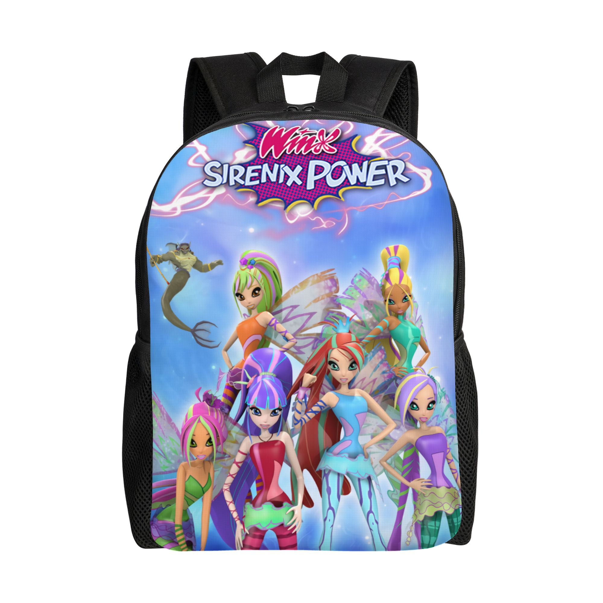 Winx Club Cartoon Backpack Cute Large Capacity Casual Unisex Laptop ...