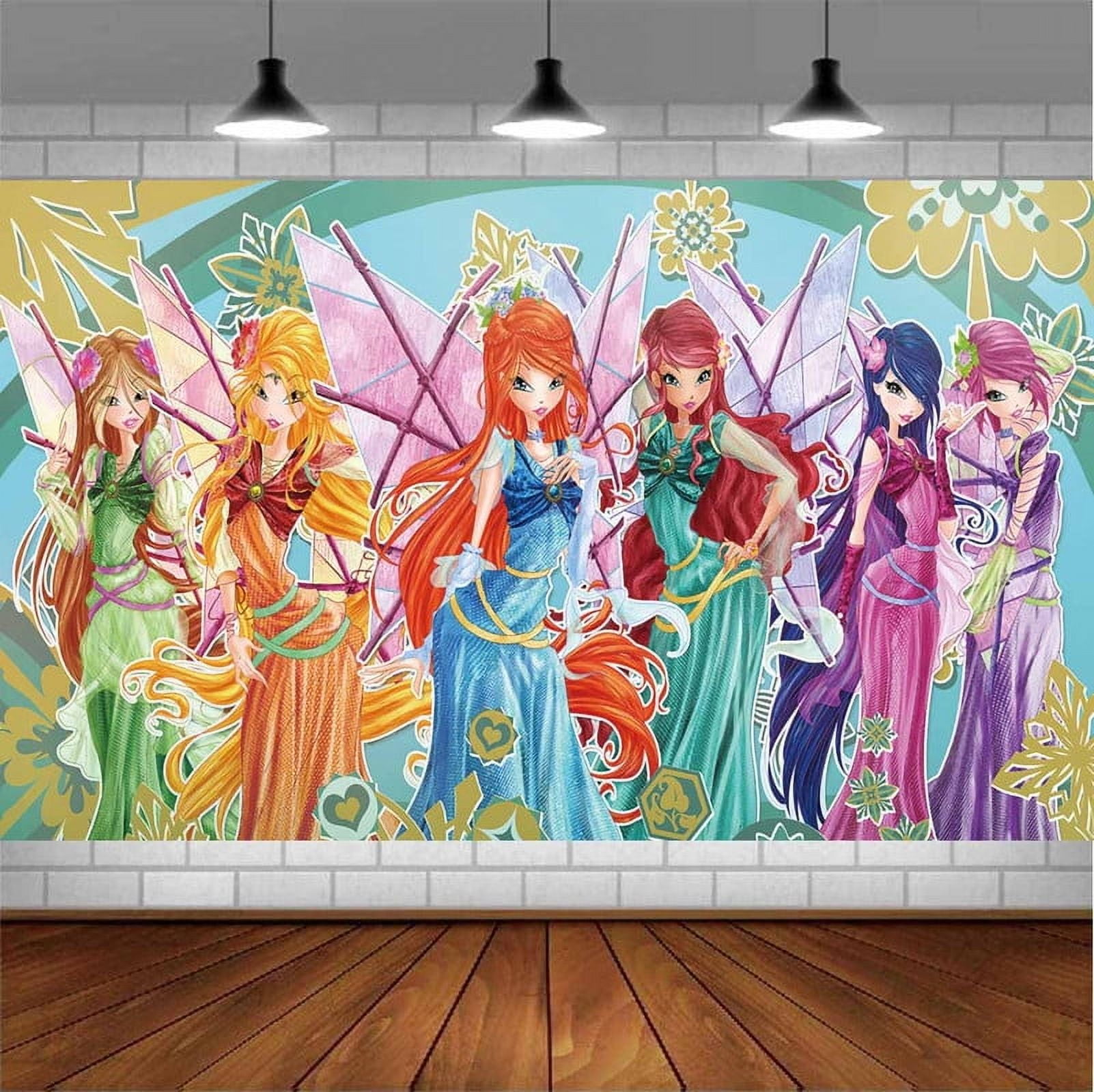 Winx Club Taspestry Wall Decor Background Backdrop Party Supplies ...