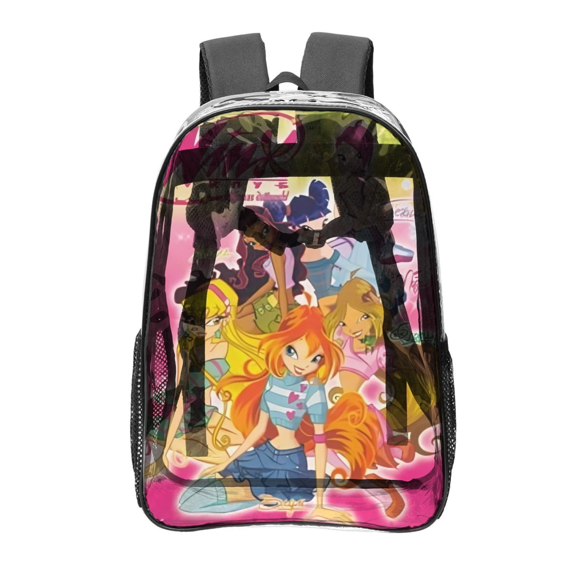 Winx Club Transparent Backpack - Guard Dog Security, Durable and ...