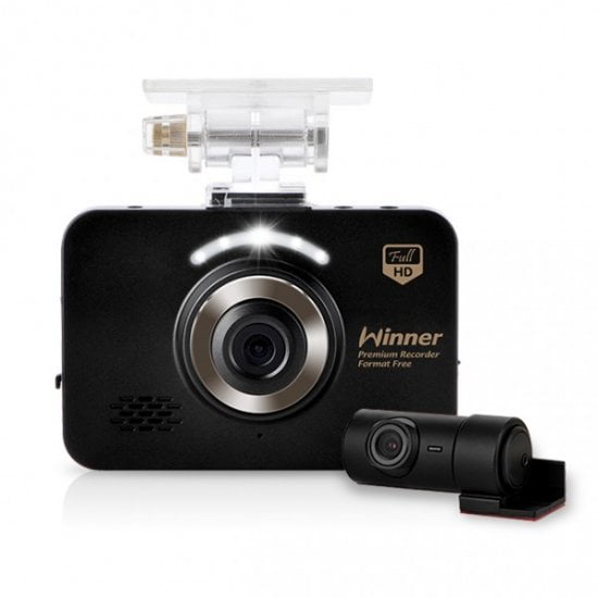 WinyTech 5MP Car Black box dash cam HD wide angle Dual cameras 3.5" LCD ...