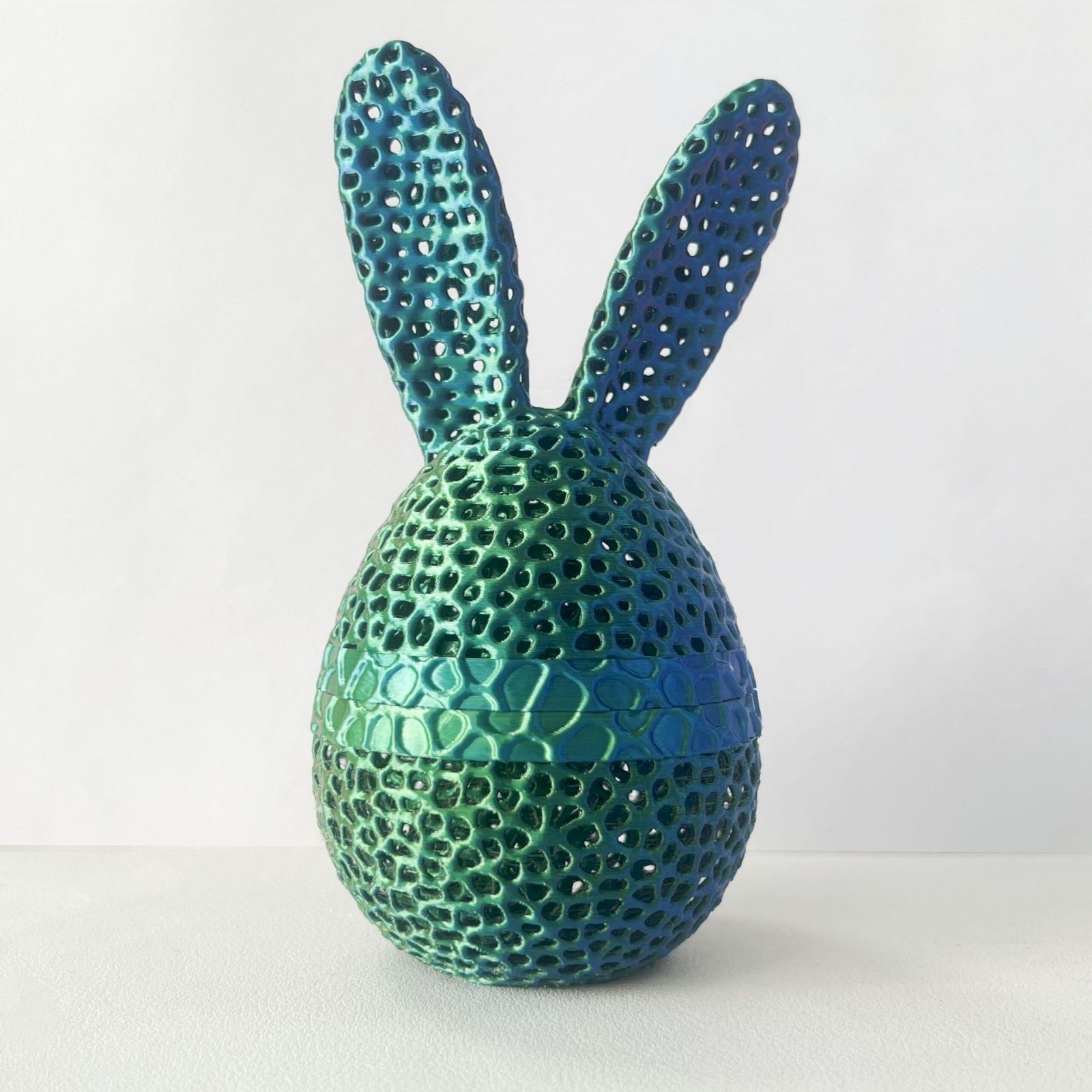Winysin Easter Hollow Rabbit Egg Decoration 3D Printed Small Ornaments ...