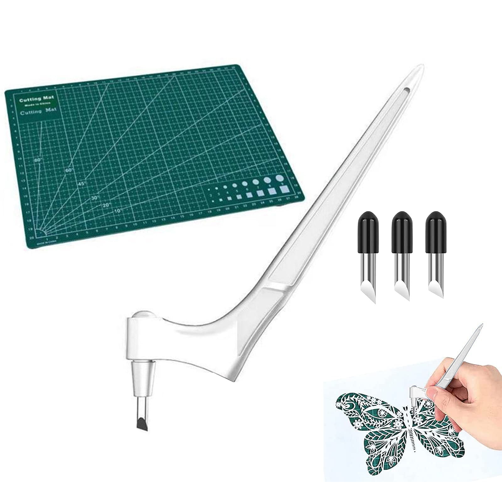 WinysinCraft Cutting Tools Pen 360 Rotating Cutting Stainless Steel ...