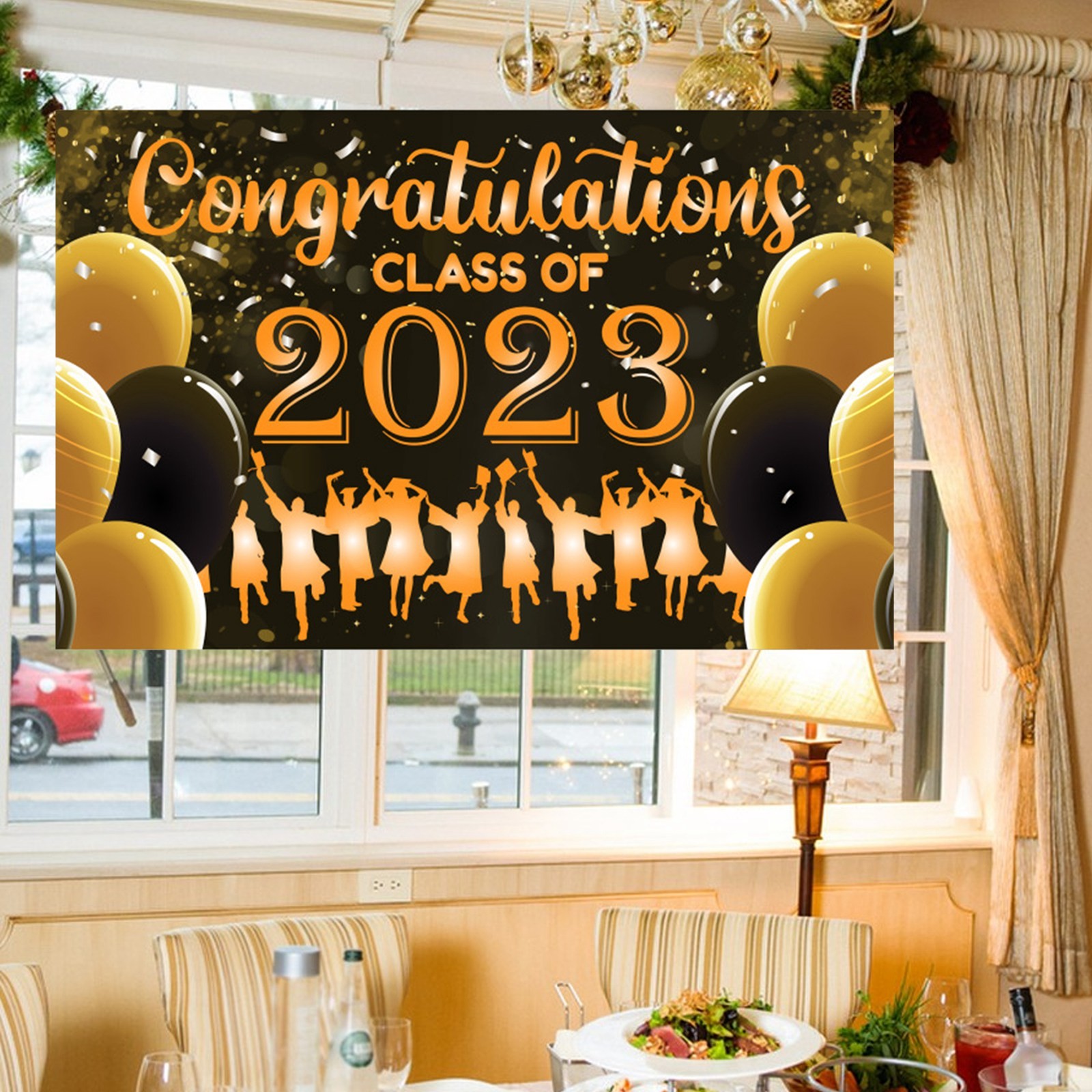 WinysinGraduation Season Banner Background Cloth Graduation Banner ...