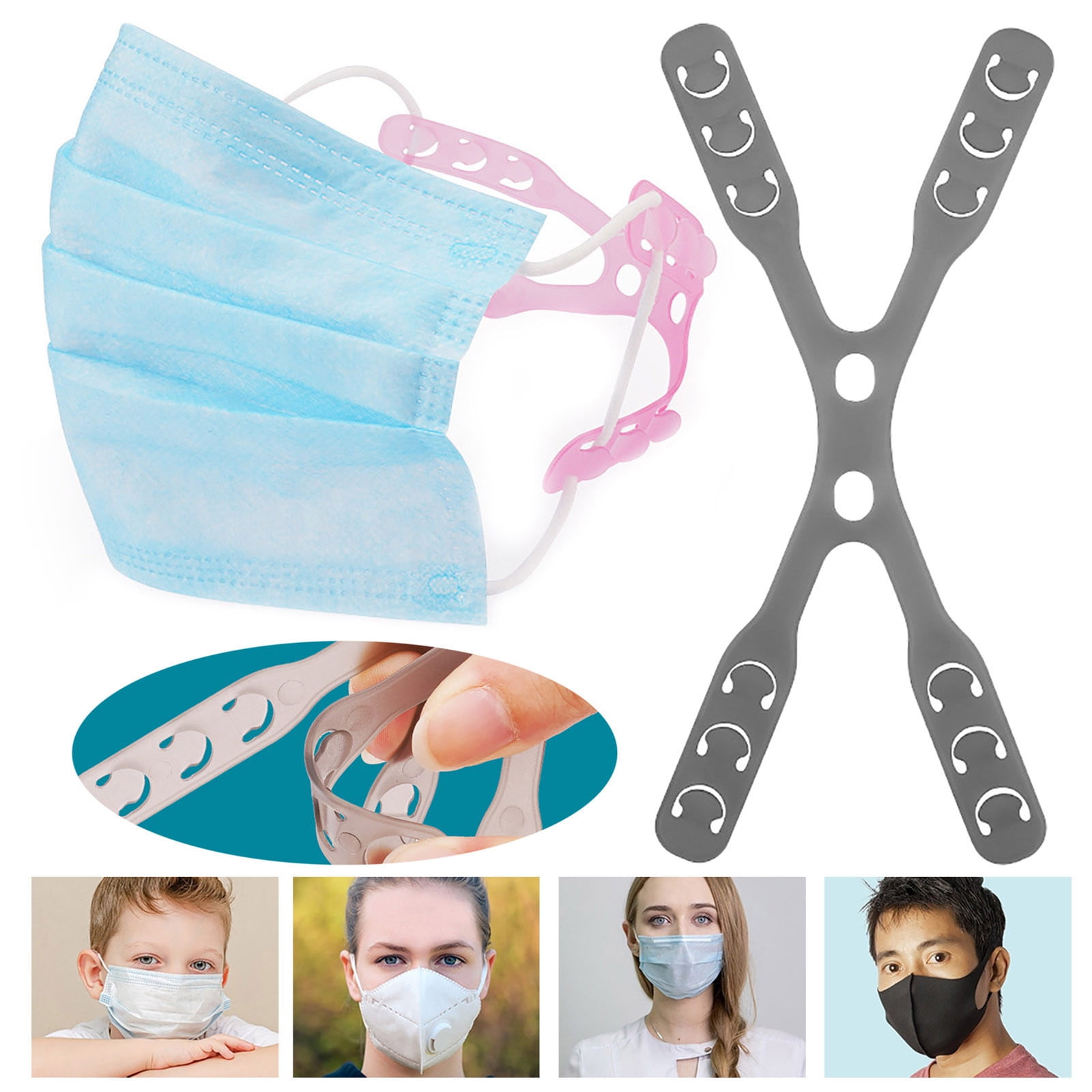 WinysinMask Adjustment Buckle Mask Hook Anti-strangle Ear Extension ...