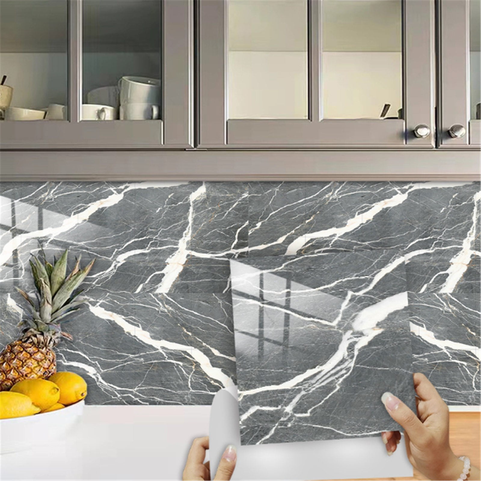 WinysinPeel And Stick Kitchen Backsplash Self Adhesive Waterproof Tile ...