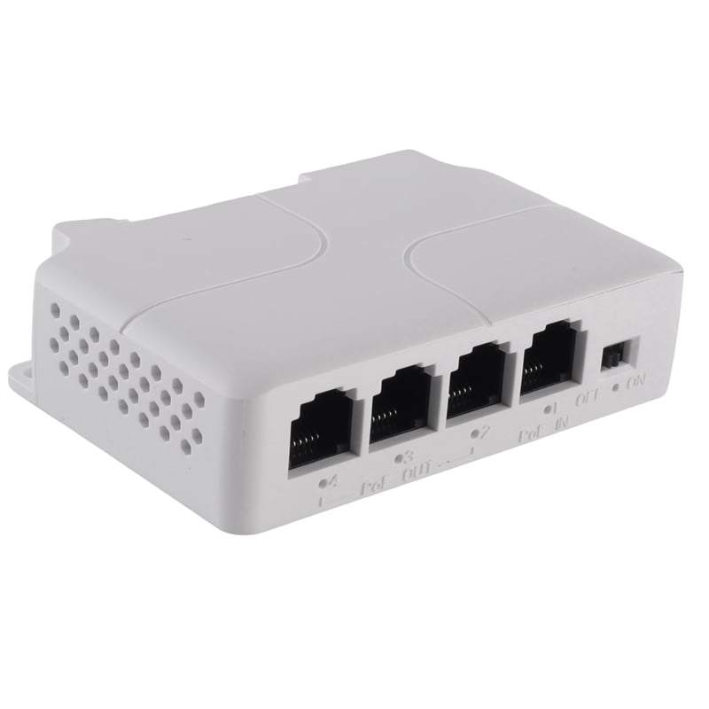 Winyuyby 1 To 3 Port PoE Extender Passive Cascadable IEEE802.3Af for IP ...