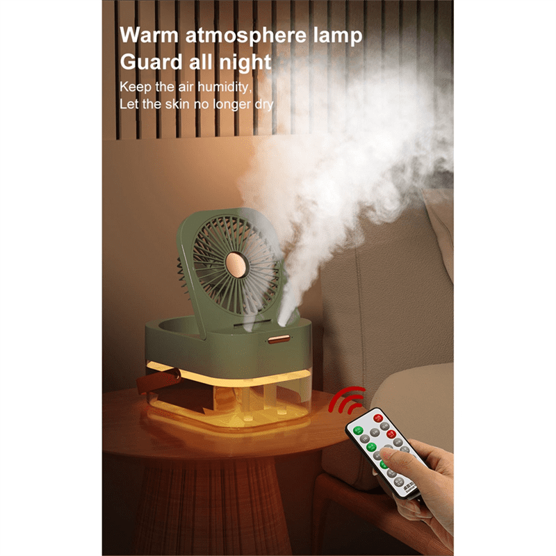 Winyuyby 3 In1 Humidifier Double Fan Portable Fan Air Cooler Humidifier ...