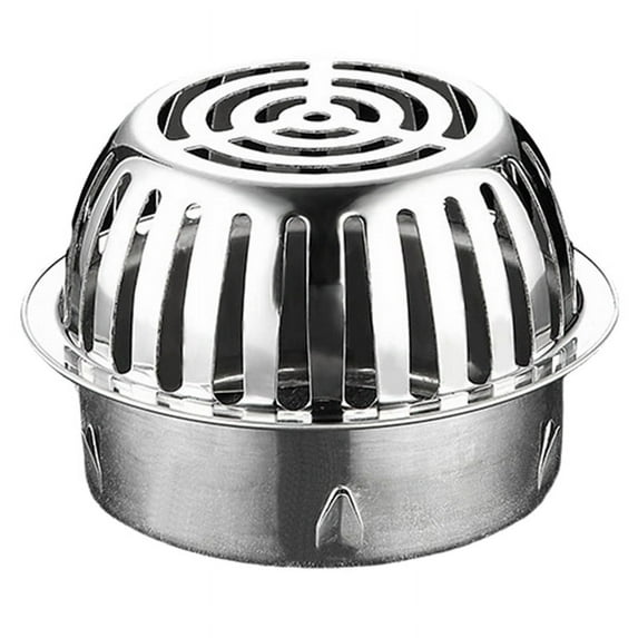 304 Stainless Steel Rooftop Floor Drain Cover Roof Balcony Sewer Filter ...