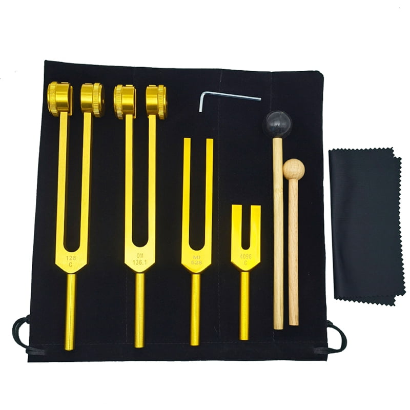 Winyuyby 4PCS Tuning Fork Set, Tuning Fork for Music Chakra, Sound ...