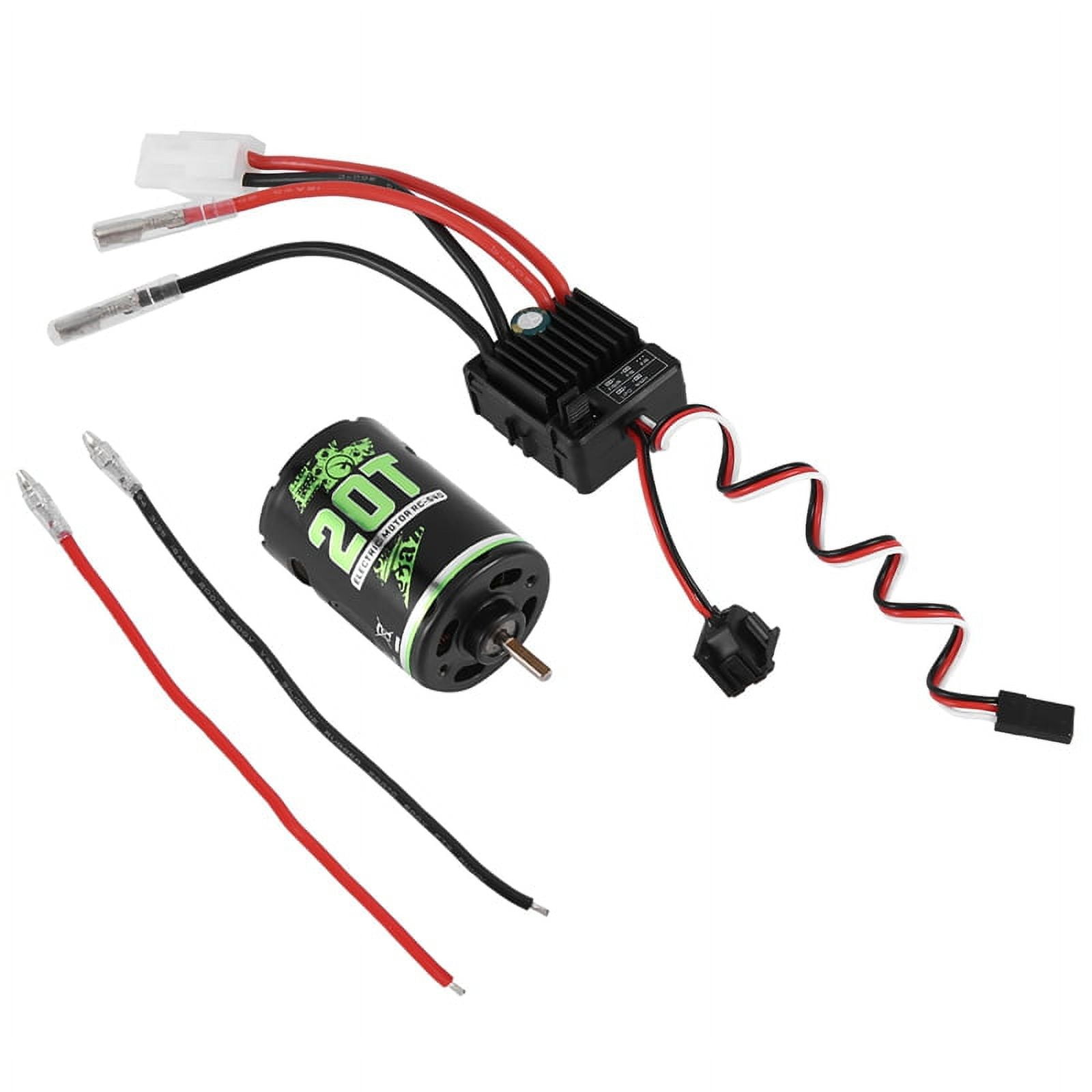 Winyuyby 540 Brushed Motor 20T with 1060 Brushed ESC 60A 2-3S LiPo ...