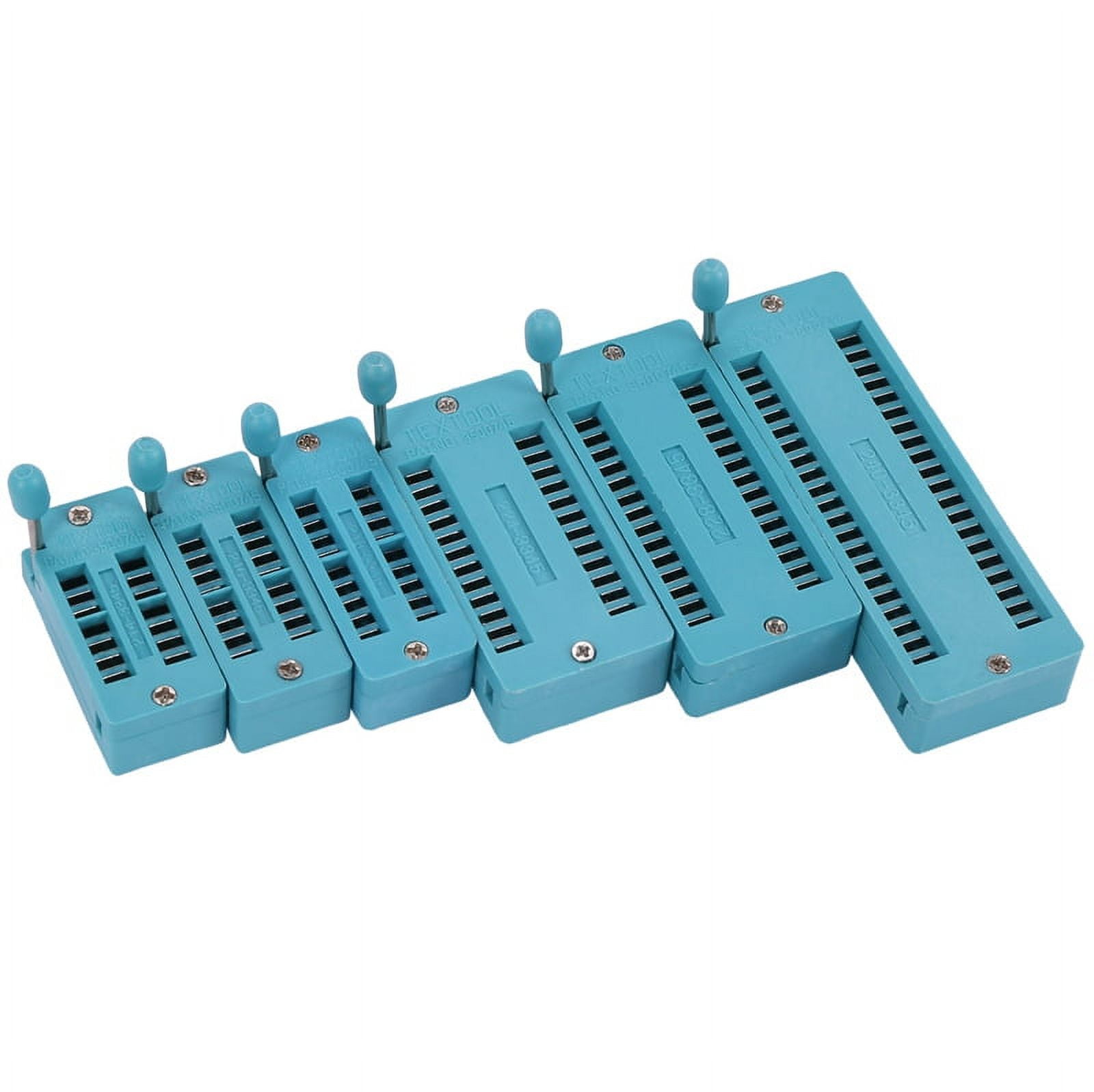 Winyuyby 6PC Universal 14/16/18/24/28/40 pin IC Test Universal ZIF ...