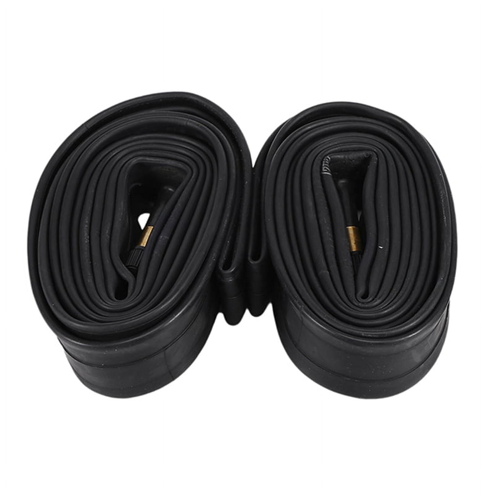 Winyuyby 700X35C/38C/40C/43C Bike Inner Tube with Schrader Valve 48mm, 2 Pack Bike Tire Tube for ...