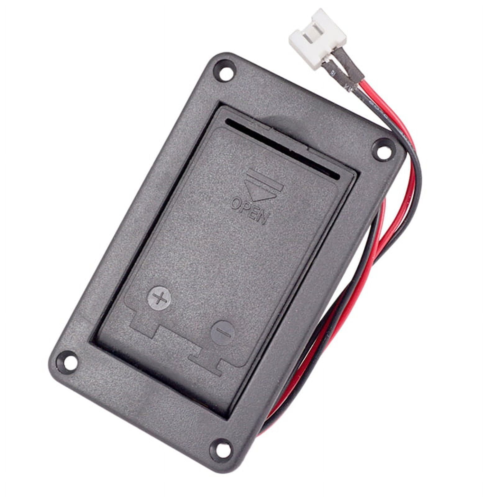 Winyuyby 9V Mount Guitar Active Pickup Battery Cover Hold Box Battery ...