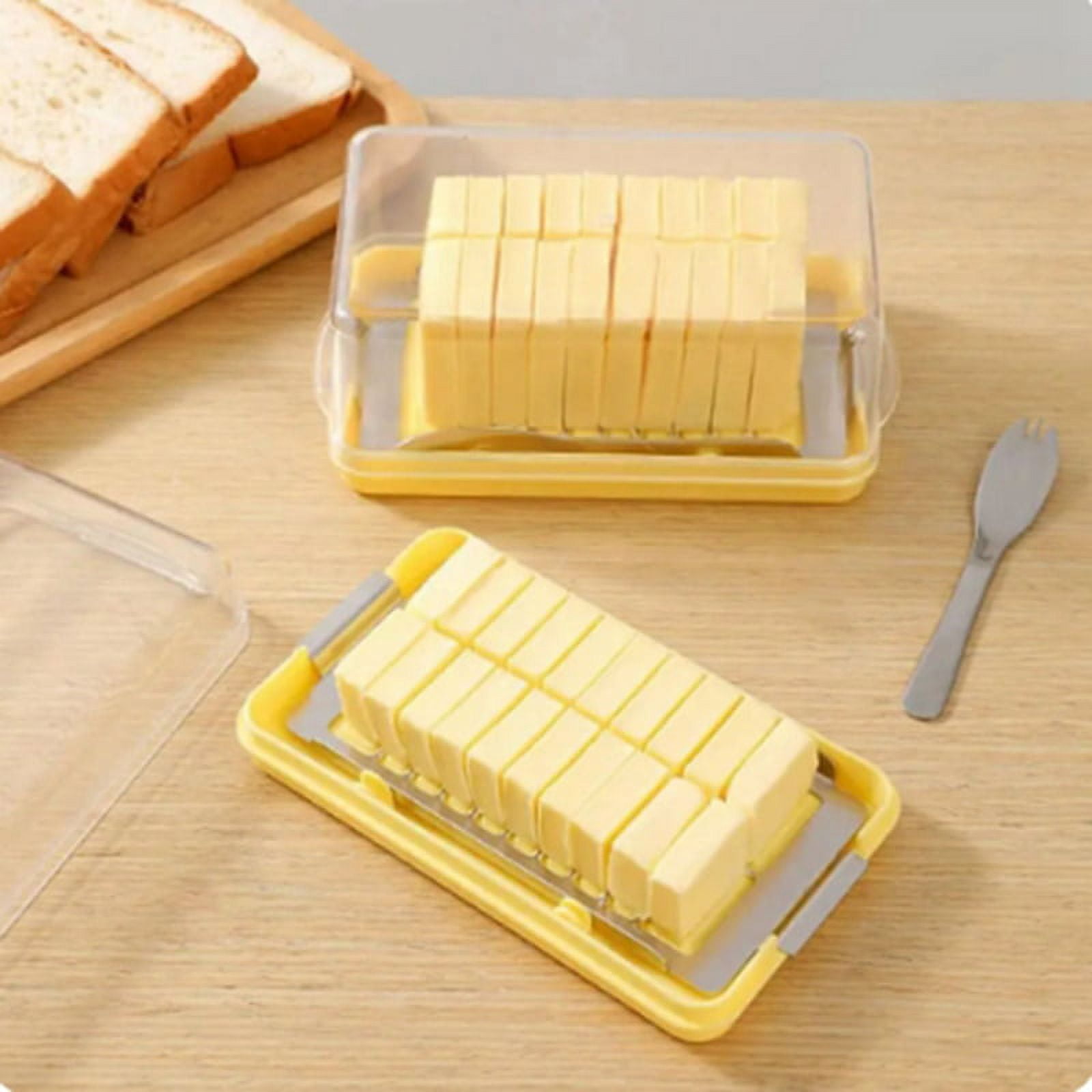 Winyuyby Butter Cutting Storage Box Time-Saving Butter Slicer ...