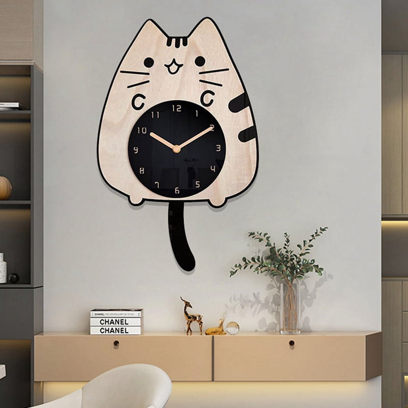 Winyuyby Decorative Wall Clock Living Room Household Cartoon Fashion ...