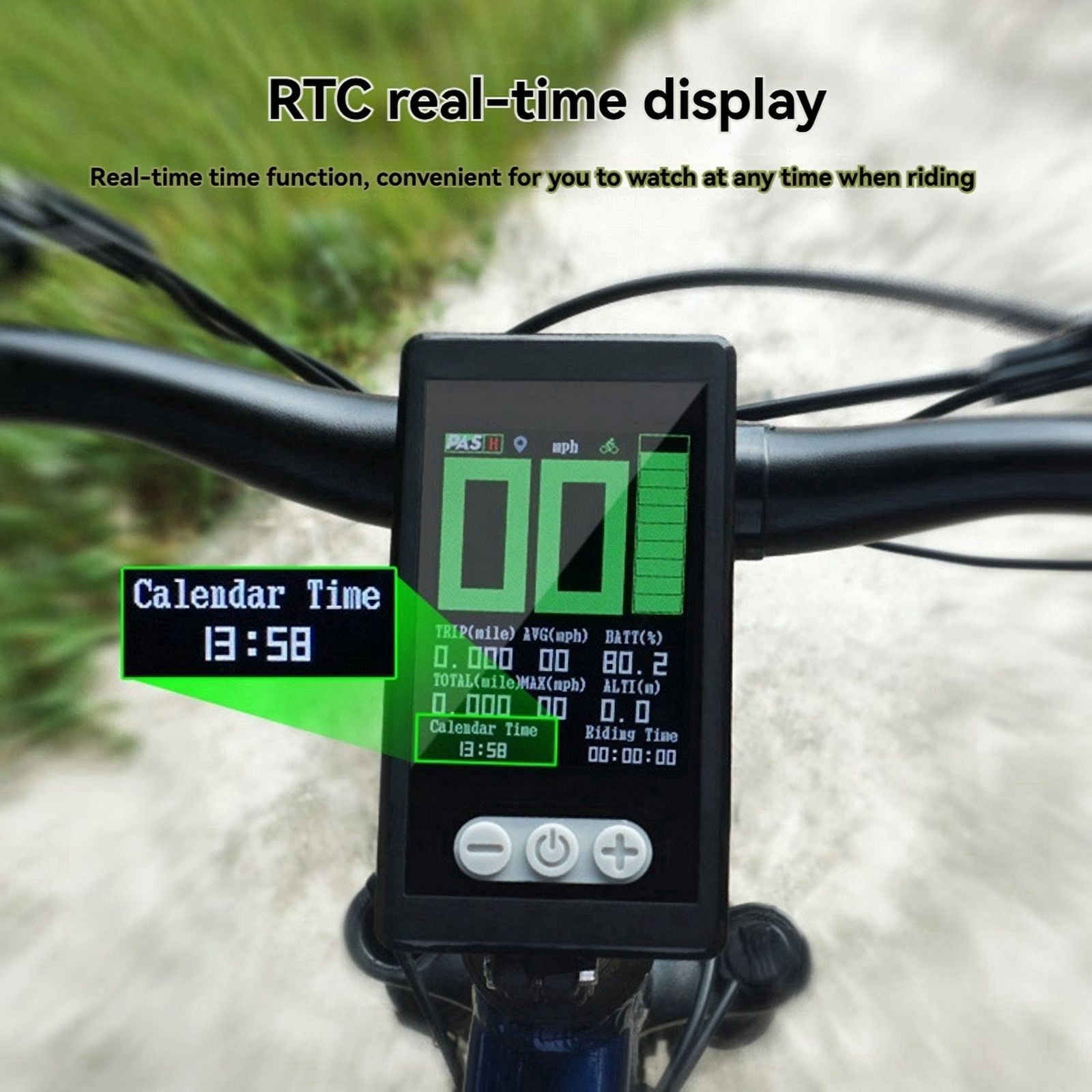 Winyuyby Ebike Display Ebike TFT Color Disply Advanced Display with GPS ...