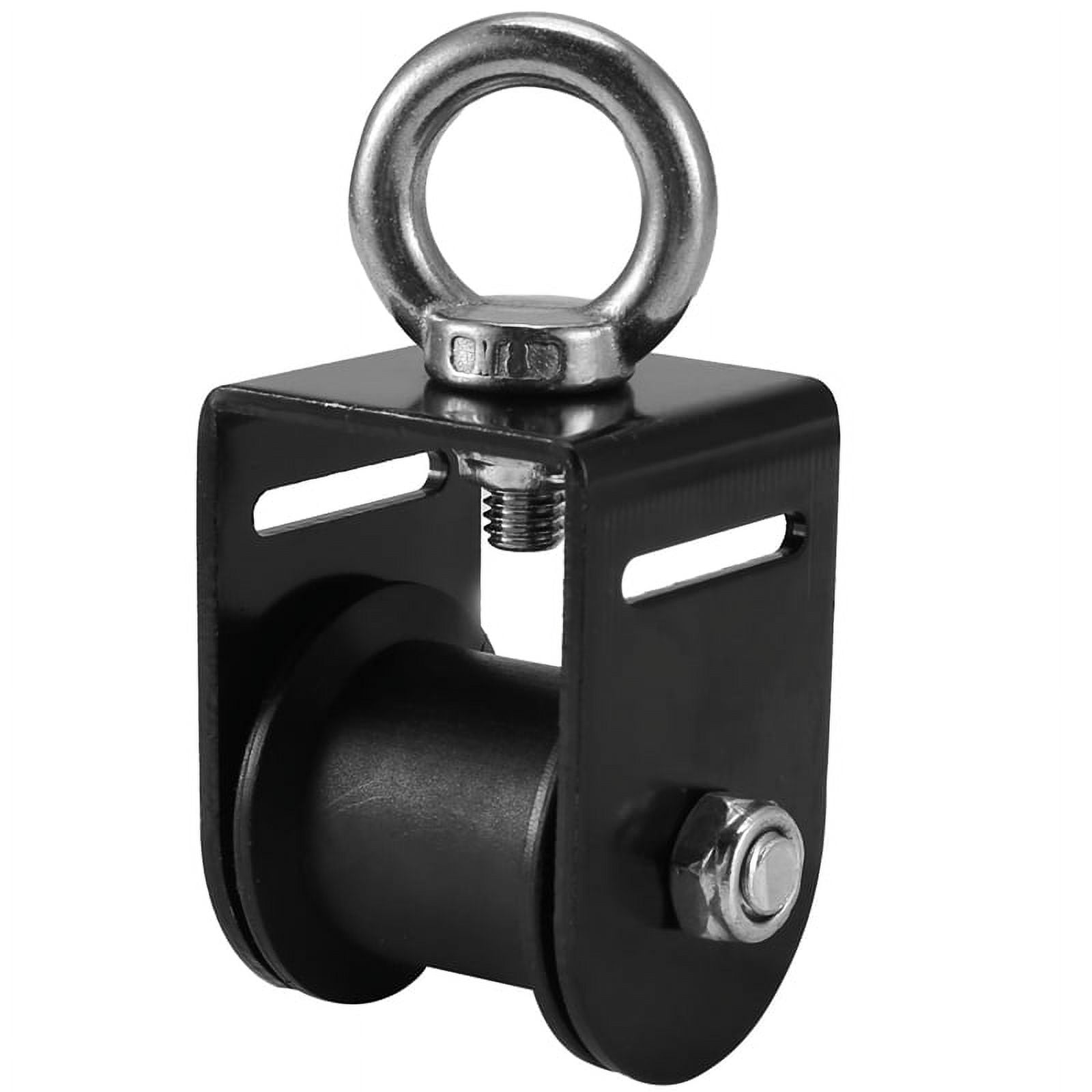 Winyuyby Lifting Rope Pulley Bearing Block Pulley Wheel Portable Heavy ...