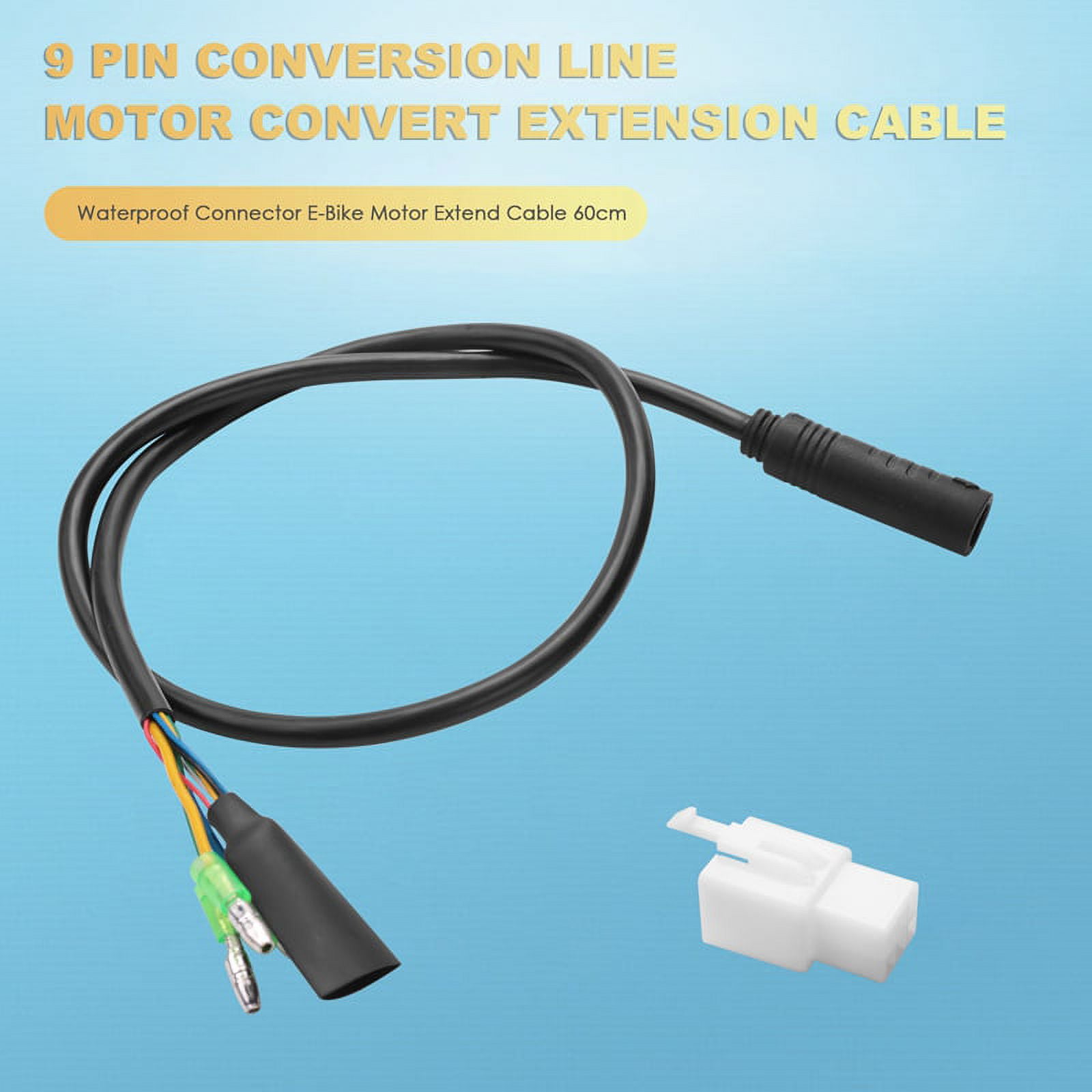 Winyuyby Motor Convert Extension Cable 9 Pin Conversion Line Waterproof ...