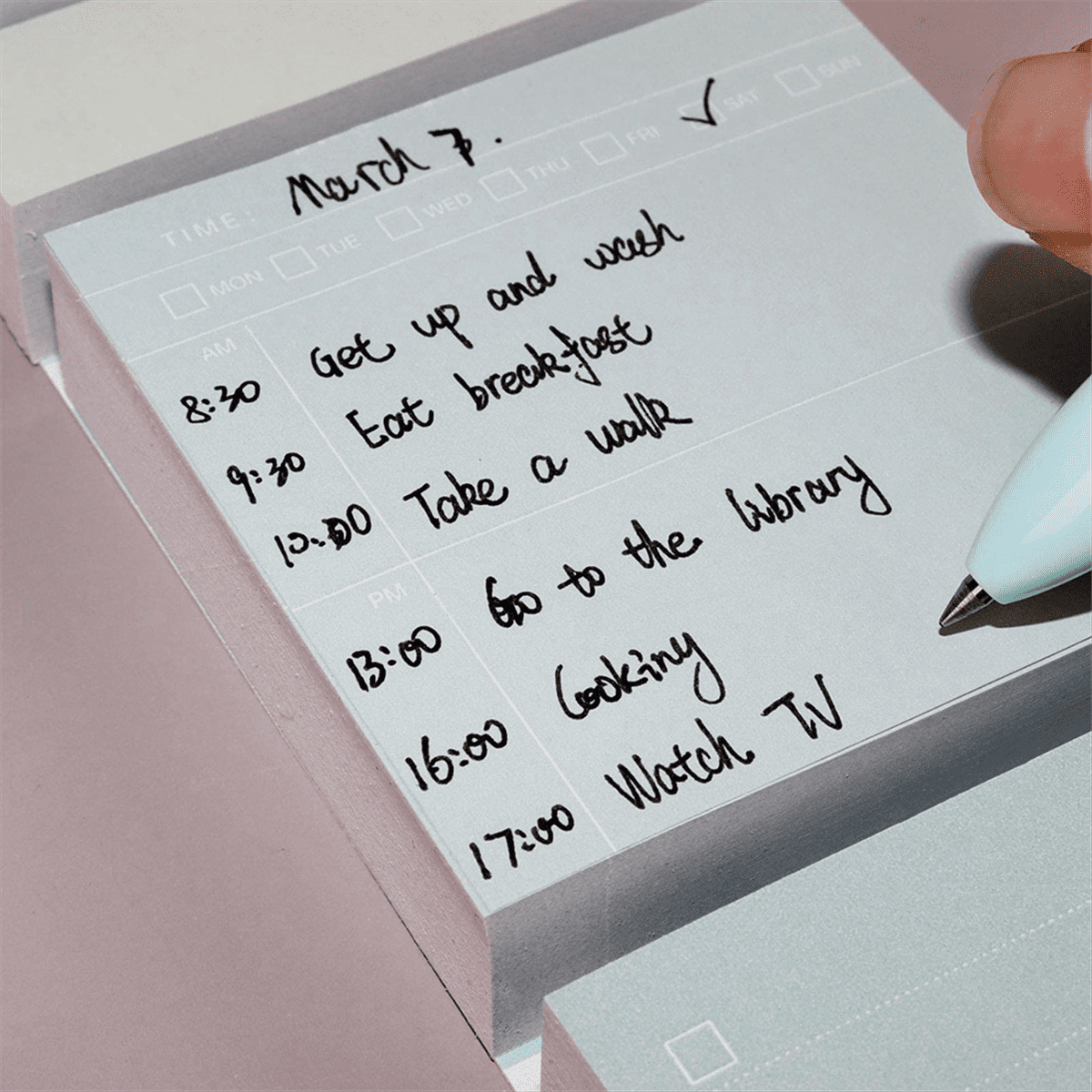 Winyuyby Portable Blank Sticky Notes, Self-Stick Index Tabs Organizer ...