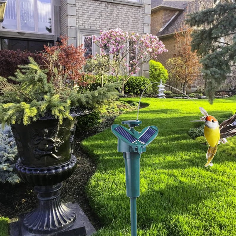 Winyuyby Solar Powered Flying Bird, Solar or Battery Powered Realistic ...