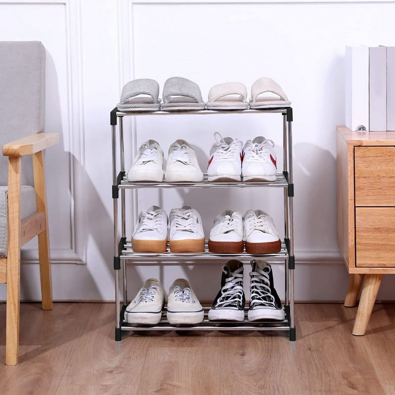 Winyuyby Stackable Small Shoe Rack, Entryway, Hallway and Closet Space ...